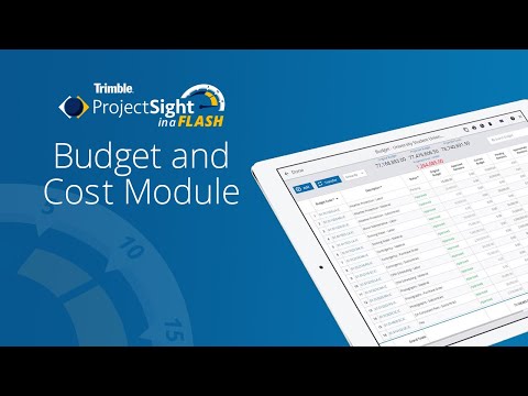ProjectSight in a Flash - Budget and Cost