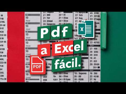 Cómo Convertir PDF a Excel Sin Programas Fácil y Rápida✅