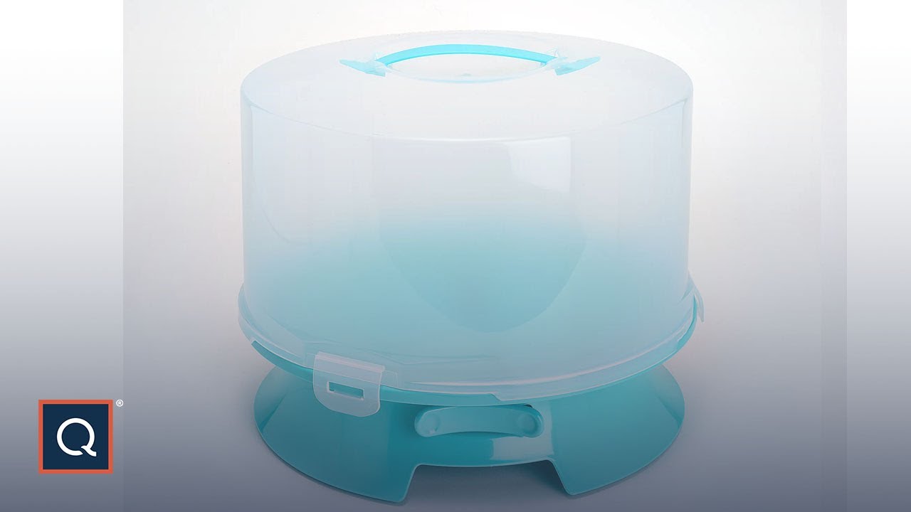 Prepology Rotating Cake Stand W/ Carry Lid | QVC