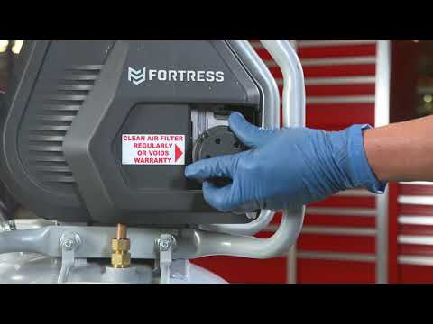 Start-Up Checklist for the Fortress 27-Gallon Oil Free Compressor