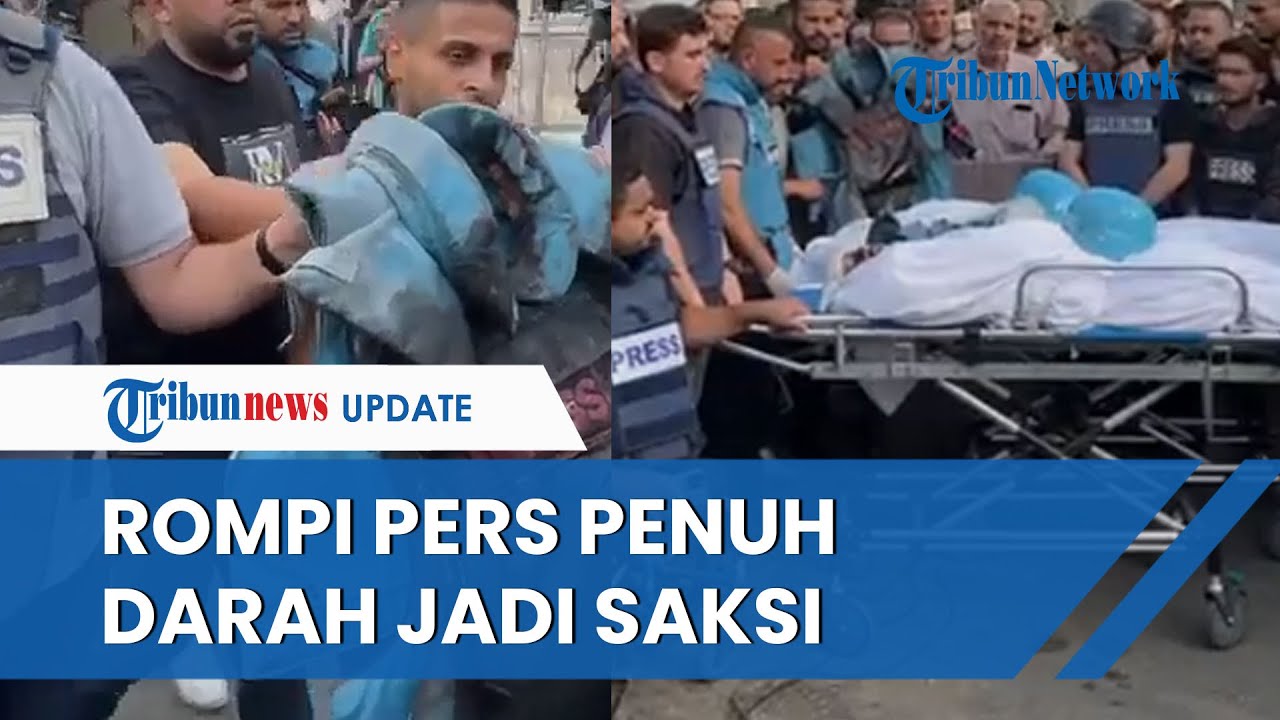 Prosesi Pemakaman 2 Jurnalis Palestina yang Tewas Diserang Irsael ...