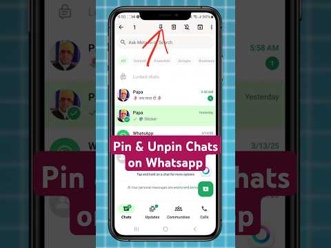 How to Pin and Unpin Chat in WhatsApp? | Easy Guide