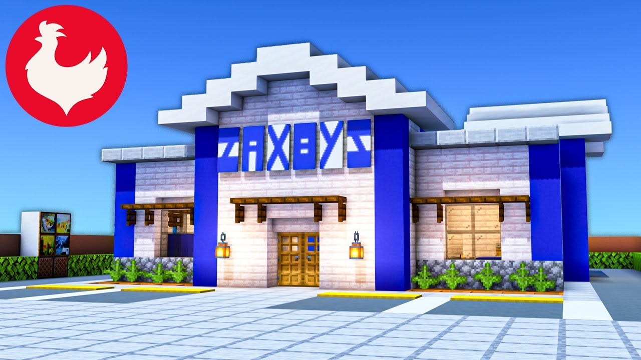 How To Build a Zaxby's In Minecraft | Including Interior - Minecraft Builders