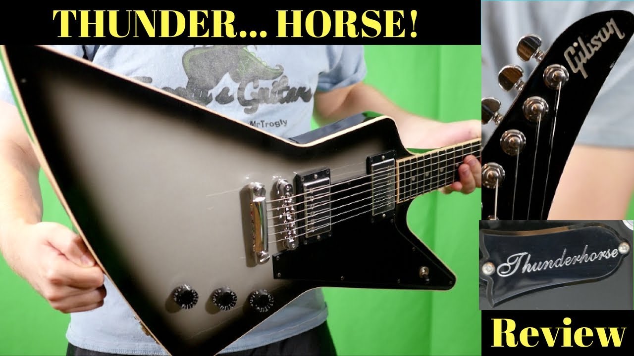 How A Thunder Horse is Born... | 2011 Gibson Thunderhorse Explorer Silverburst - Review + Demo