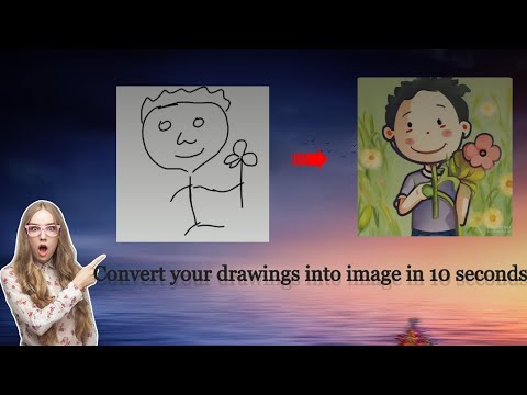 how to convert a drawing into digital image.