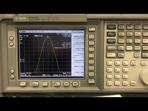 Frequency Alignment for Agilent E4405B – Spectrum Analyzer – RF Tips