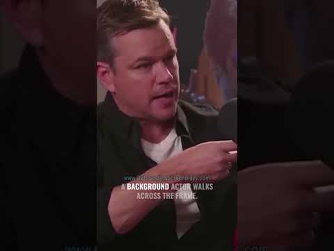 Matt Damon on David Fincher's GENIUS