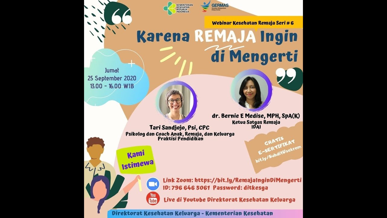 Webinar Kesehatan Remaja seri 6 