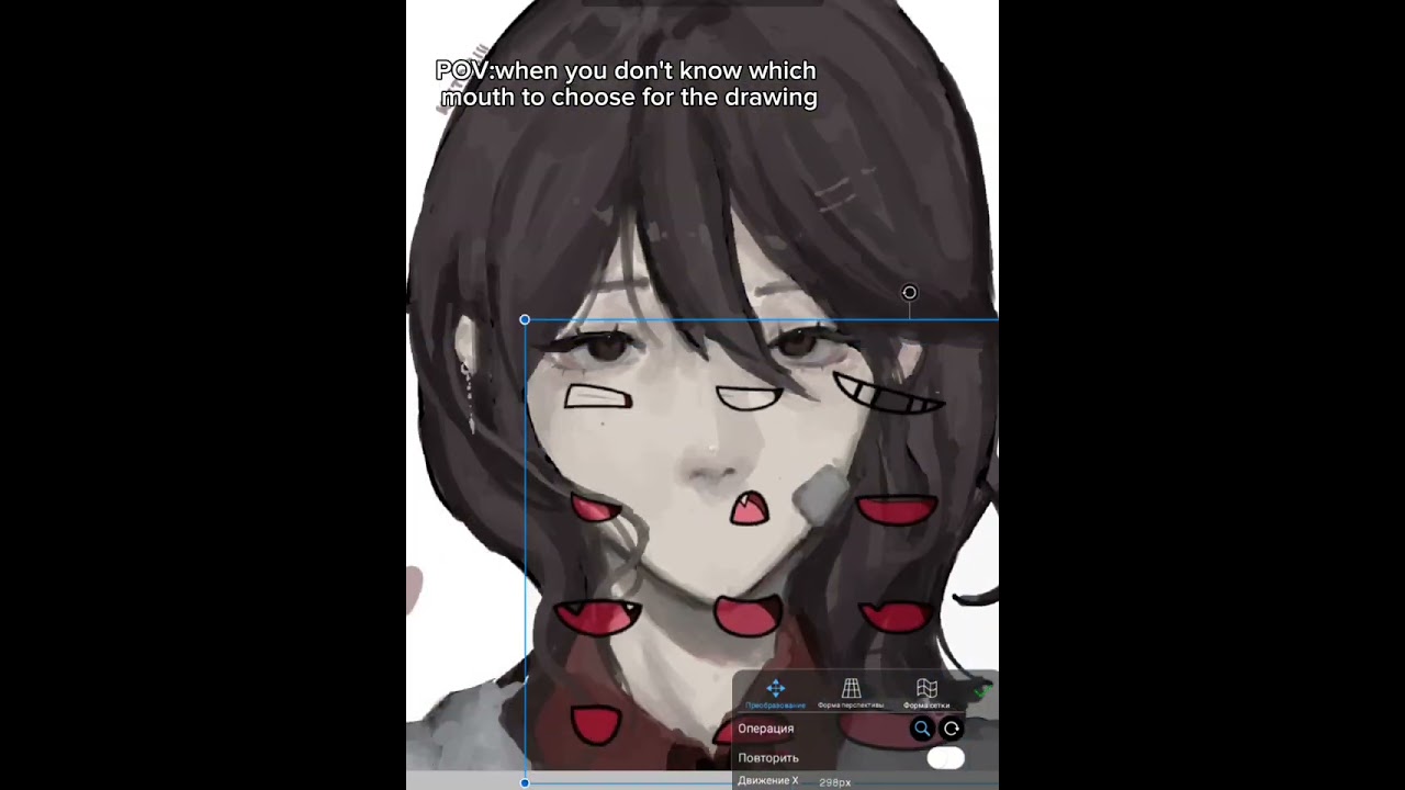 gacha life..... #art #drawing #digitalart #ibispaintx #speedpaint #artist #shorts 