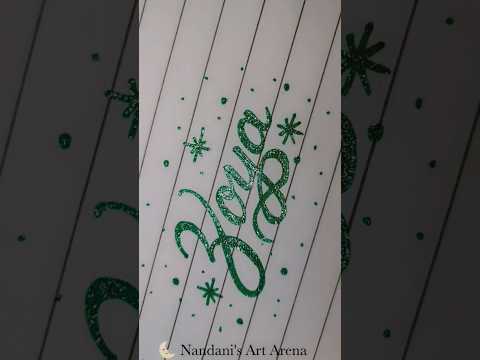 Zoya Name Art #shorts #ytshorts @n_arts_11