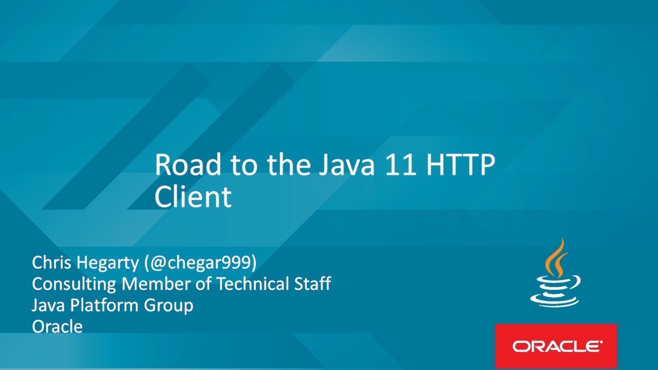 Road to the Java 11 HTTP Client with Chris Hegarty