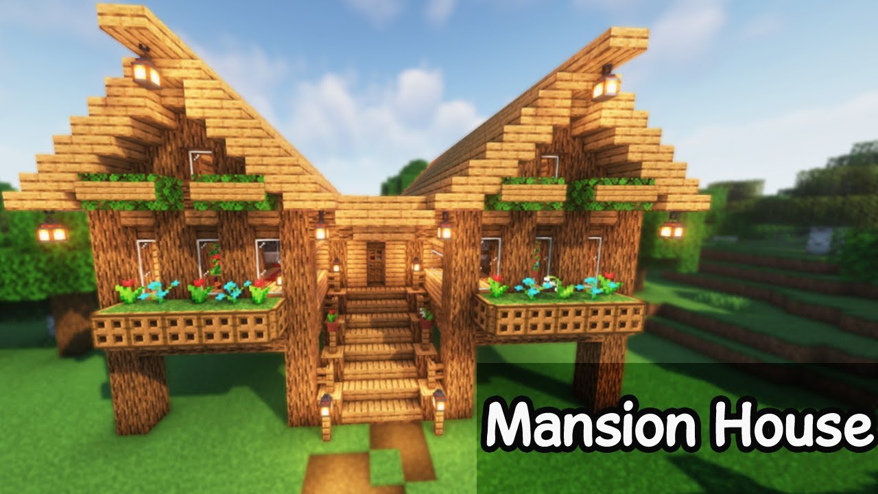 Minecraft: How To Build A Mansion House - Minecraft Builders
