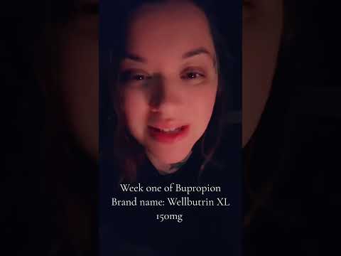 My first week on bupropion (wellbutrin xl 150mg)#medication #sideeffects #wellbutrin