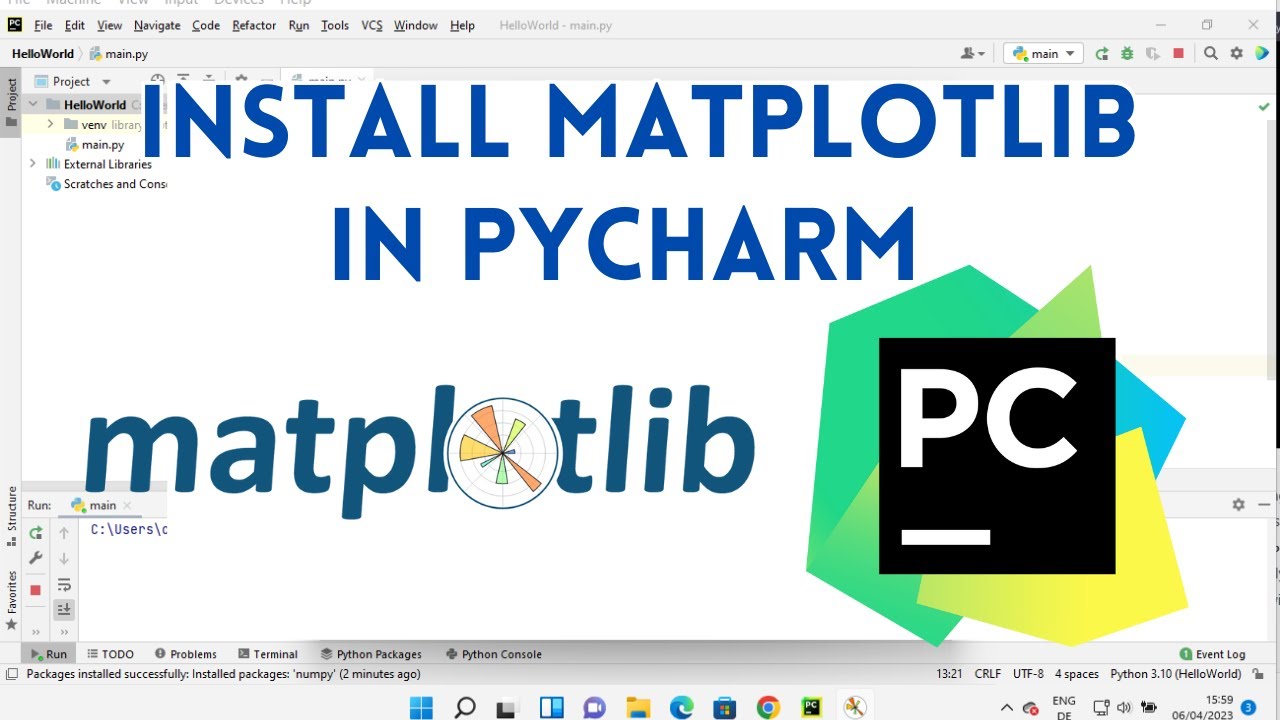 How To Install Matplotlib In PyCharm