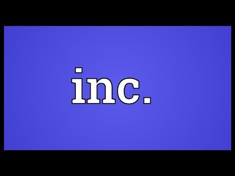 Inc. Meaning