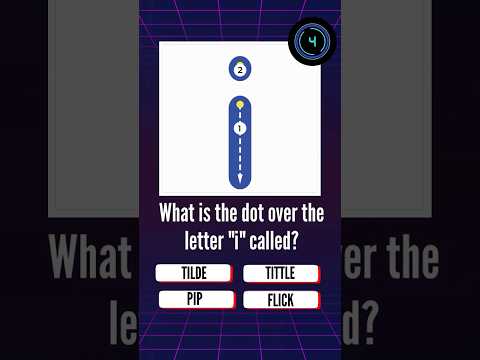 Part 69: 5 Trivia Questions That’ll Surprise You | What’s the Dot on the Letter ‘i’ Called?