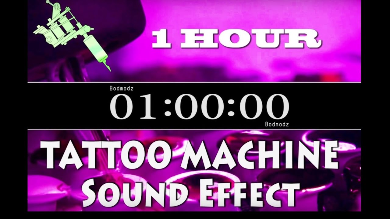 1 HOUR - TATTOO MACHINE Sound effect