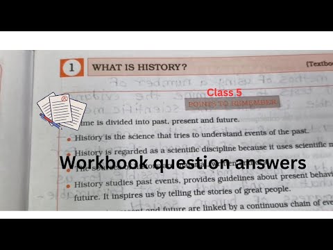 1. WHAT IS HISTORY? / Workbook Solution Question and Answers Std 5th / EVS 2/ History
