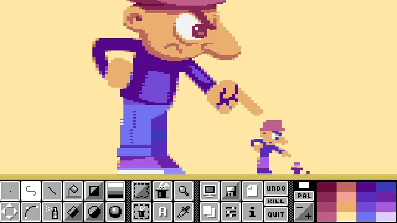 Atari 8-Bit Pixel Art Timelapse