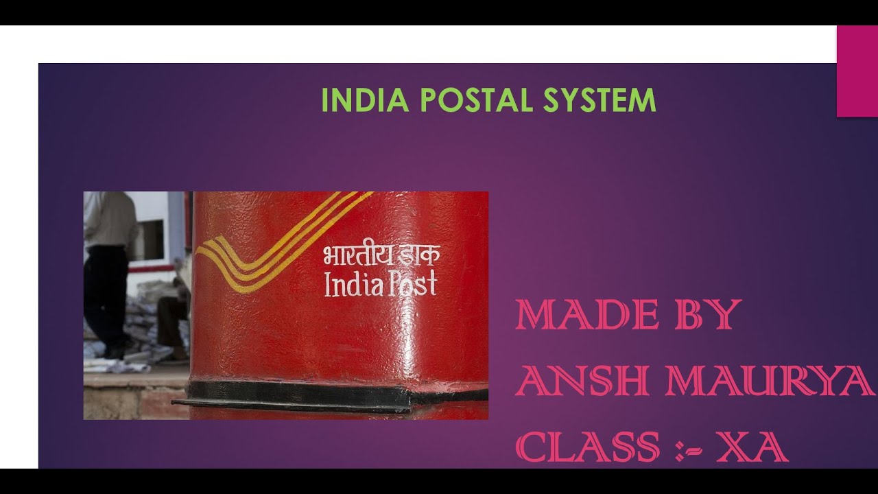 PPT ON INDIAN POSTAL SYSTEM || CLASS 10TH PROJECT WORK || ENGLISH HHW