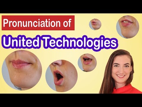 How to pronounce United Technologies, American English Pronunciation Lesson