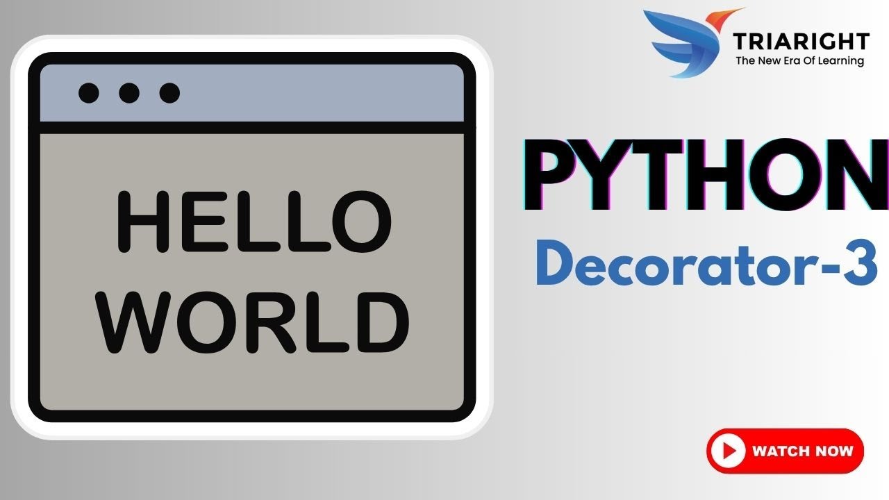 Decorators in Python | Advanced Decorator Concepts | Python Tutorial Chapter 20 – Part 3