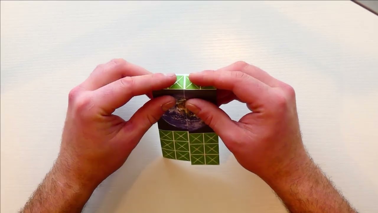 Foldology Origami Puzzles - Solution for #1