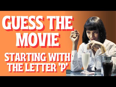 Can you Name all these Movies Starting with the Letter 'P' | Picture Quiz | 75 Films to Guess