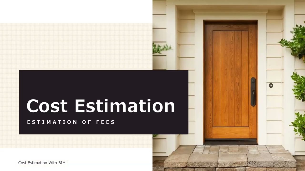 Cost Estimation With BIM