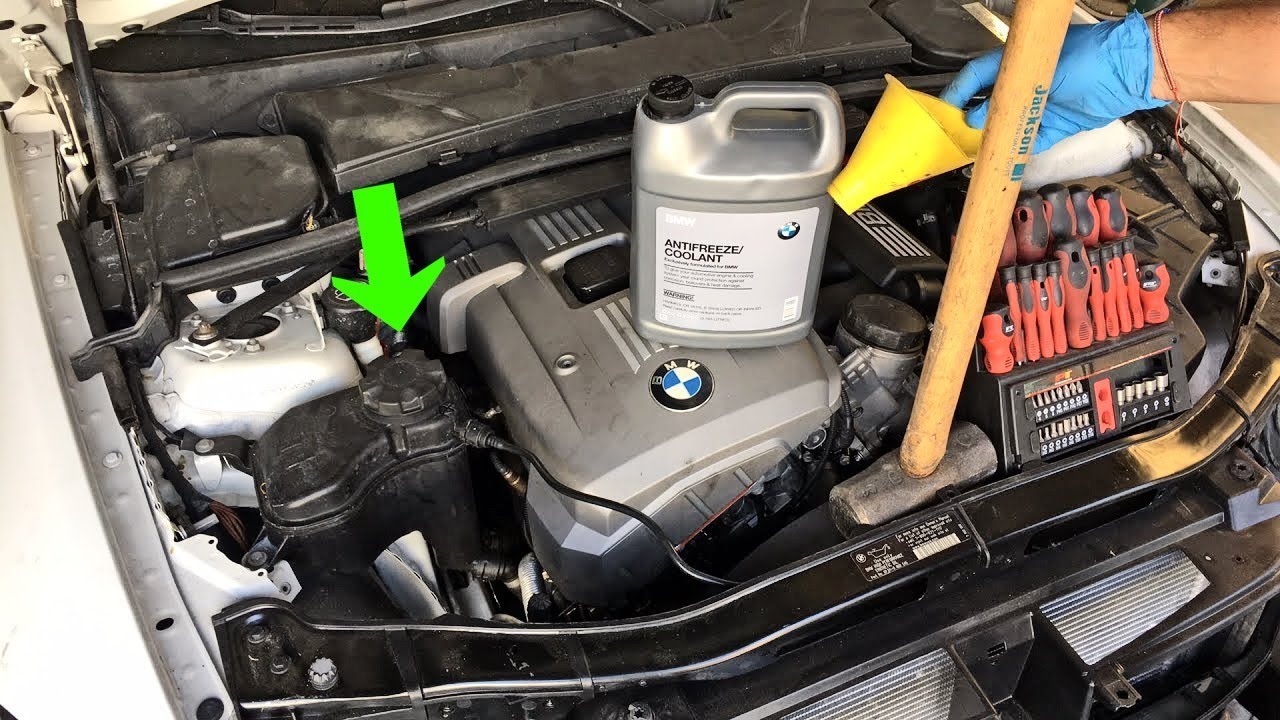 HOW TO BLEED THE COOLING SYSTEM ON BMW E90 E91 E92 E93 E60 E61 E83