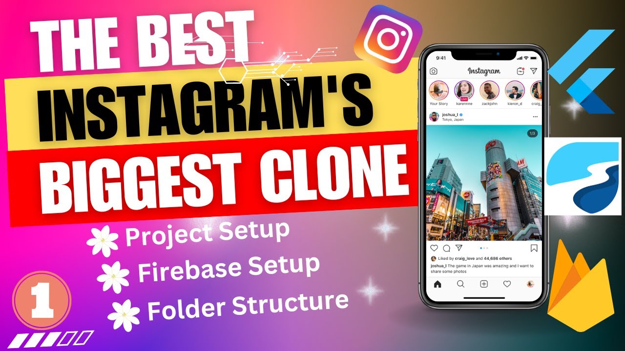 🚀 Ultimate Instagram Clone: Flutter, Firebase & Riverpod Guide 📱- Easy Setup & Project Structure! 🔧✨