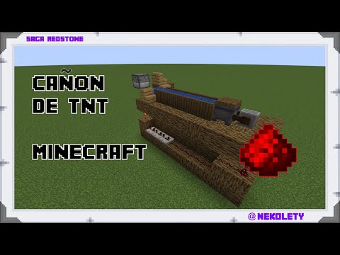 Cañón de artillería en Minecraft – El rincón de Alberto y Leti