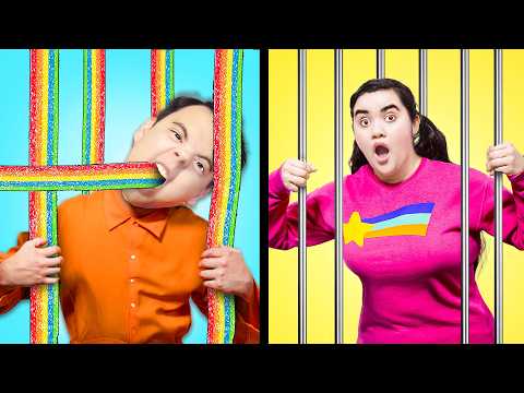 How to Sneak Snacks into Jail | My Sibling is in prison Funny Situation by Crafty Hacks