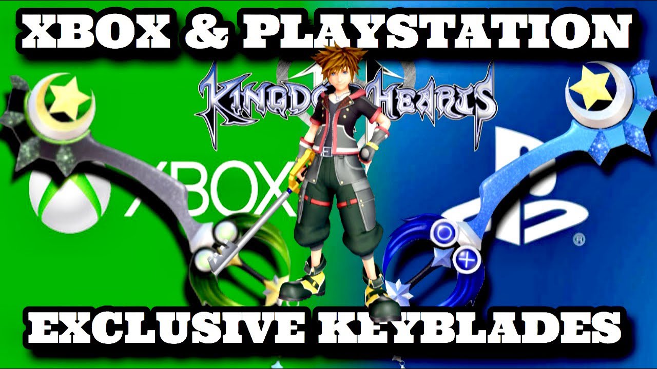 EXCLUSIVE KEYBLADES FOR XBOX ONE & PLAYSTATION 4 (KINGDOM HEARTS 3)