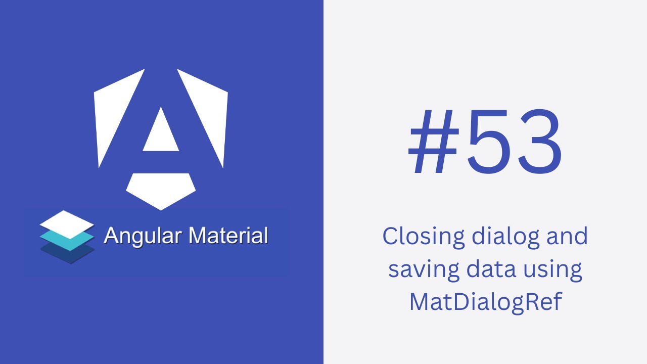 Closing dialog and saving data using MatDialogRef