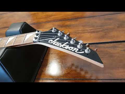 Jackson Randy Rhoads Flying V RR3 Eerie Dess Swirl Mirror | Reverb
