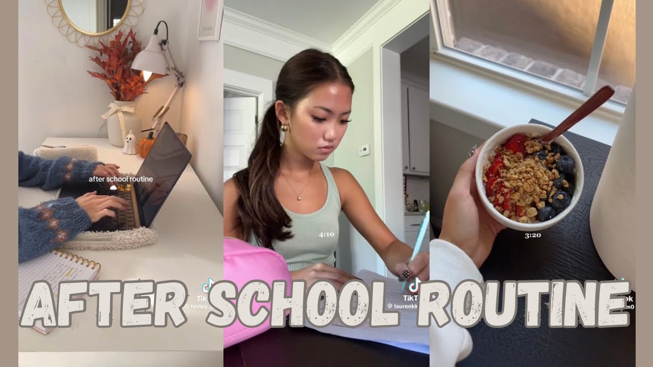 After School Routine - TikTok Compilation 📚📌