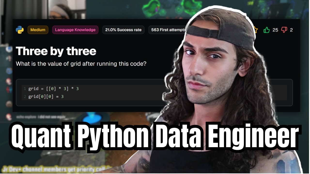 A cracked Python dev called in.