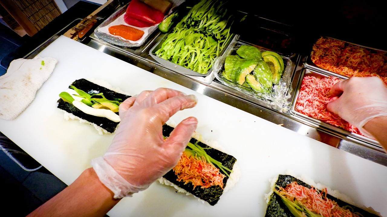 SUSHI ORDER #30 || Behind the Sushi Bar || Real Kitchen POV!!