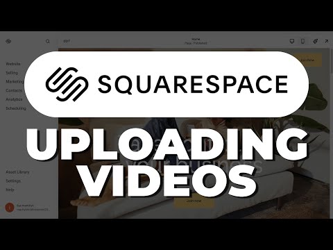 How To Upload Videos on Squarespace 2023