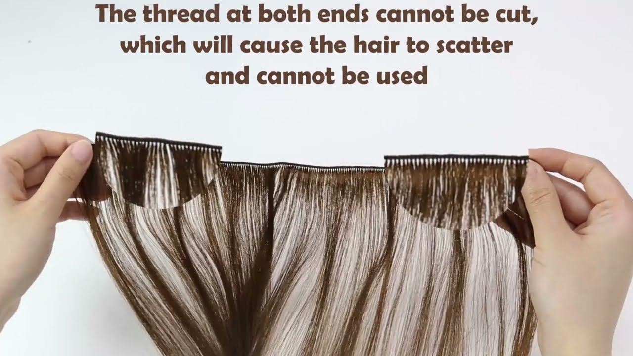 Virgin Hand-tied Weft Extensions #4 - low-key and steady