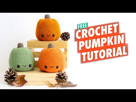 Free Pumpkin Crochet Pattern - Easy Amigurumi Tutorial for Beginners