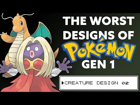 The Worst Pokémon Designs of Gen 1 | Pokémon Creature Design Review #02