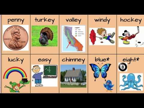 Spelling Words with the ending -Y and -EY (last first grade spelling pattern!)