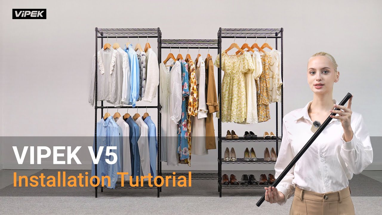 How to Easily Install the VIPEK V5 Clothes Rack | Step-by-Step Guide