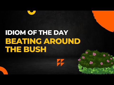 beating around the bush meaning| beating around the bush idiom meaning in hindi | vocab with raghav