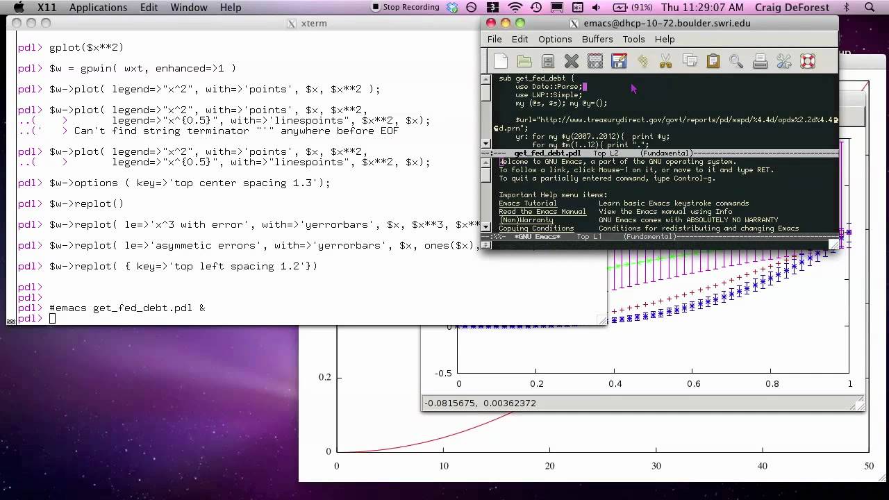 PDL::Graphics::Gnuplot Tutorial (HD)