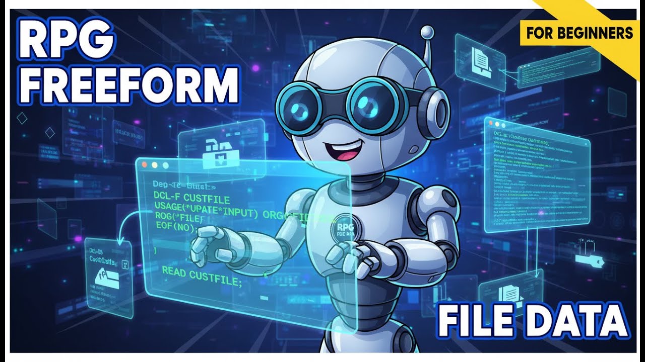 Simple RPG FILE DATA Subfiles for Beginners - 2 - RPG Freeform
