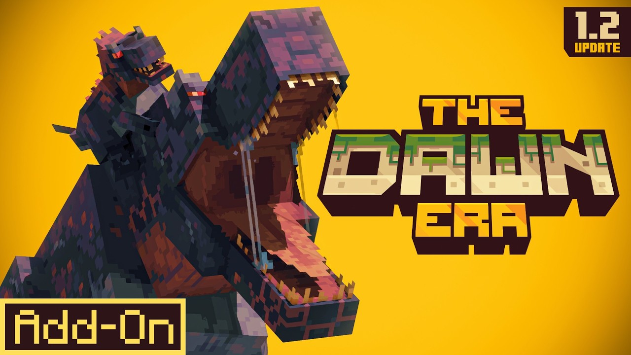 Dawn Era 1.2 Addon – The BEST Dinosaur Update Yet? (Minecraft Bedrock)