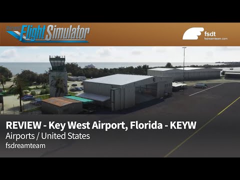 Key West KEYW Airport Scenery Review MSFS addons in Florida, United States Before/After